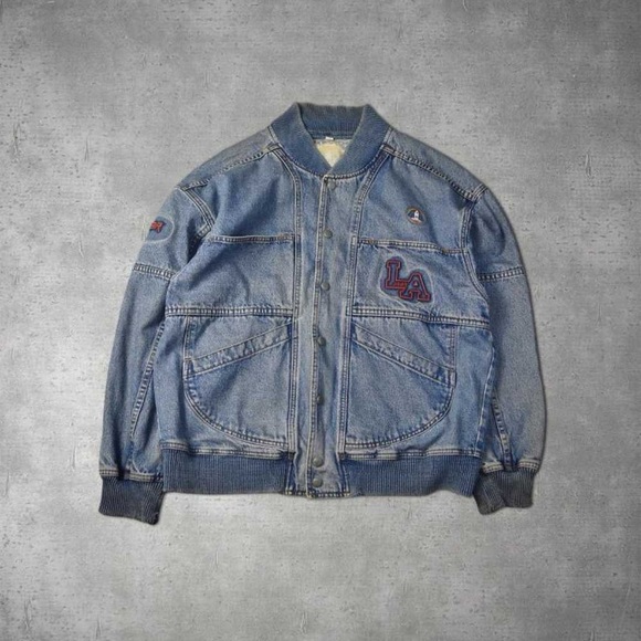 L.A. Gear | Jackets & Coats | Vintage La Gear 9s Denim Jacket 33342 ...